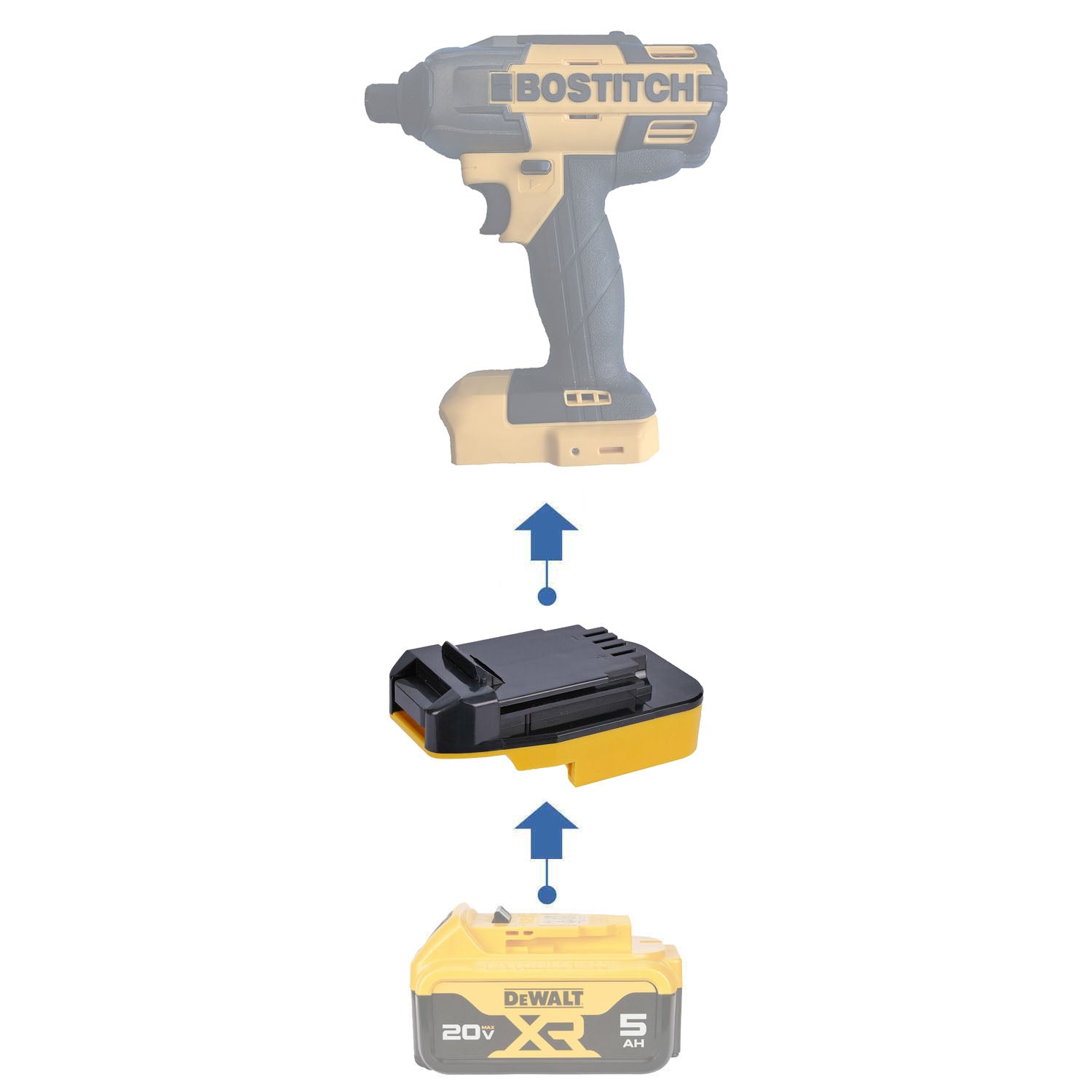 DeWalt 20V to Bostitch 18V Battery Adapter – Revive Old Tools – Power ...